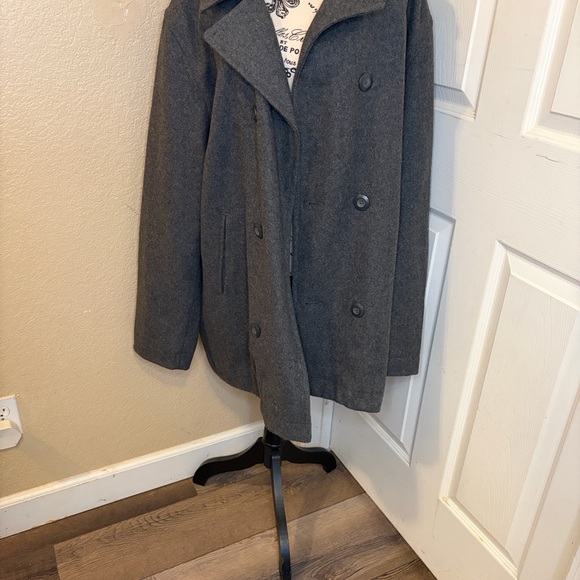 Steve & Barry's | Jackets & Coats | Steve Barrys Classic Gray Wooly ...